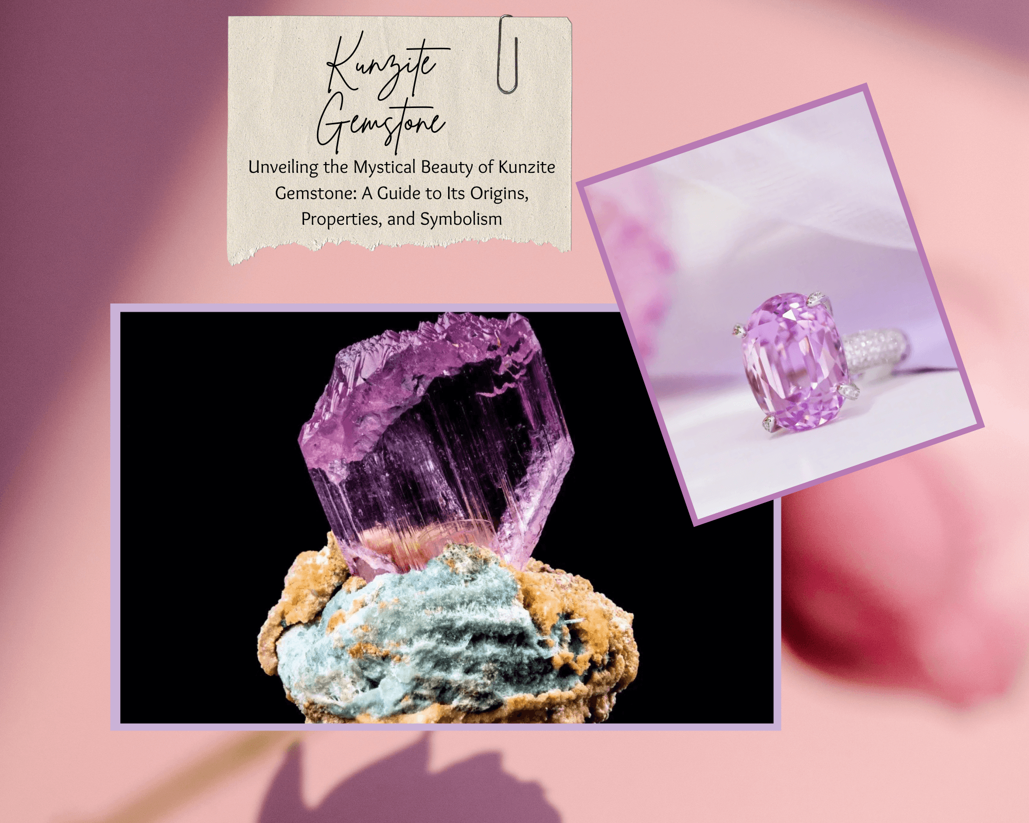 The Mystical Beauty of Kunzite Gemstone: A Complete Guide – Gems In Trove