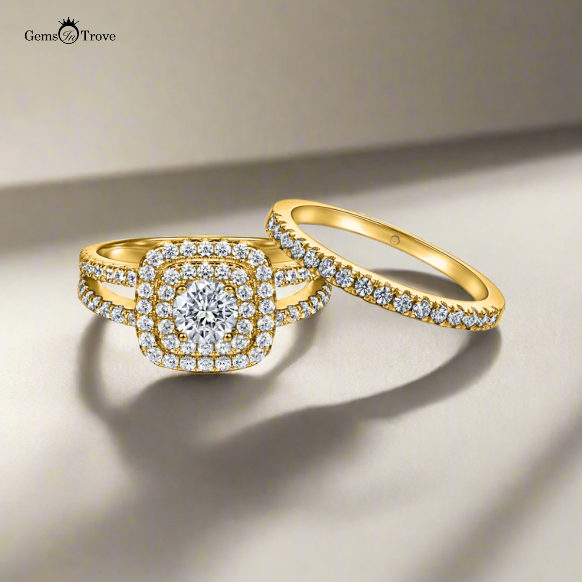 Stackable Lab-grown Diamond Ring Set Women – Gems In Trove