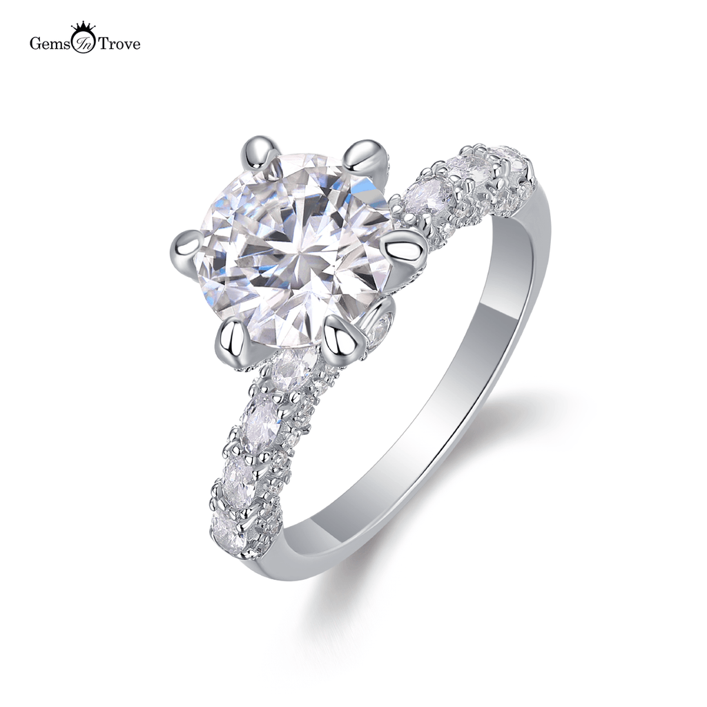 Radiant Bliss Moissanite Ring – Gems In Trove