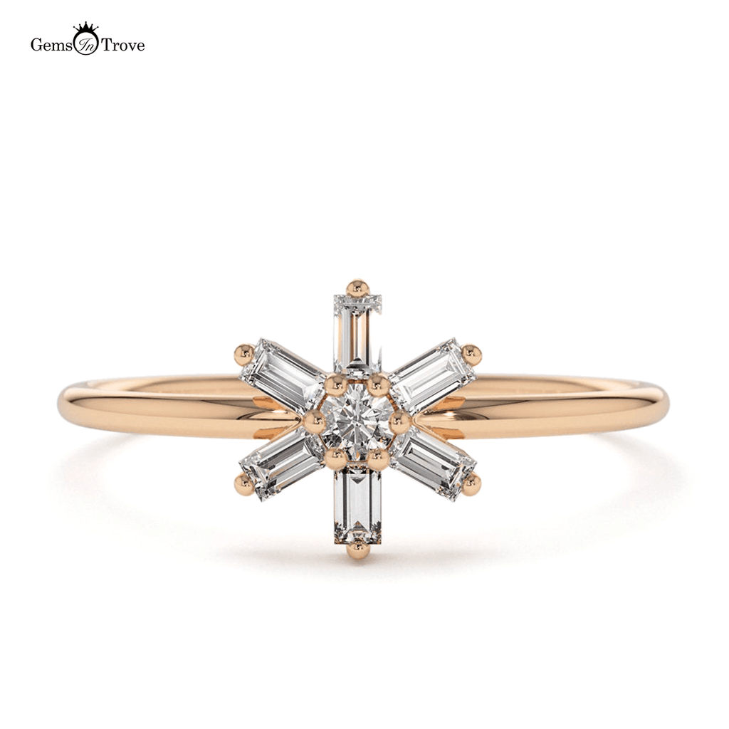 Star Design Diamond Ring – Gems In Trove