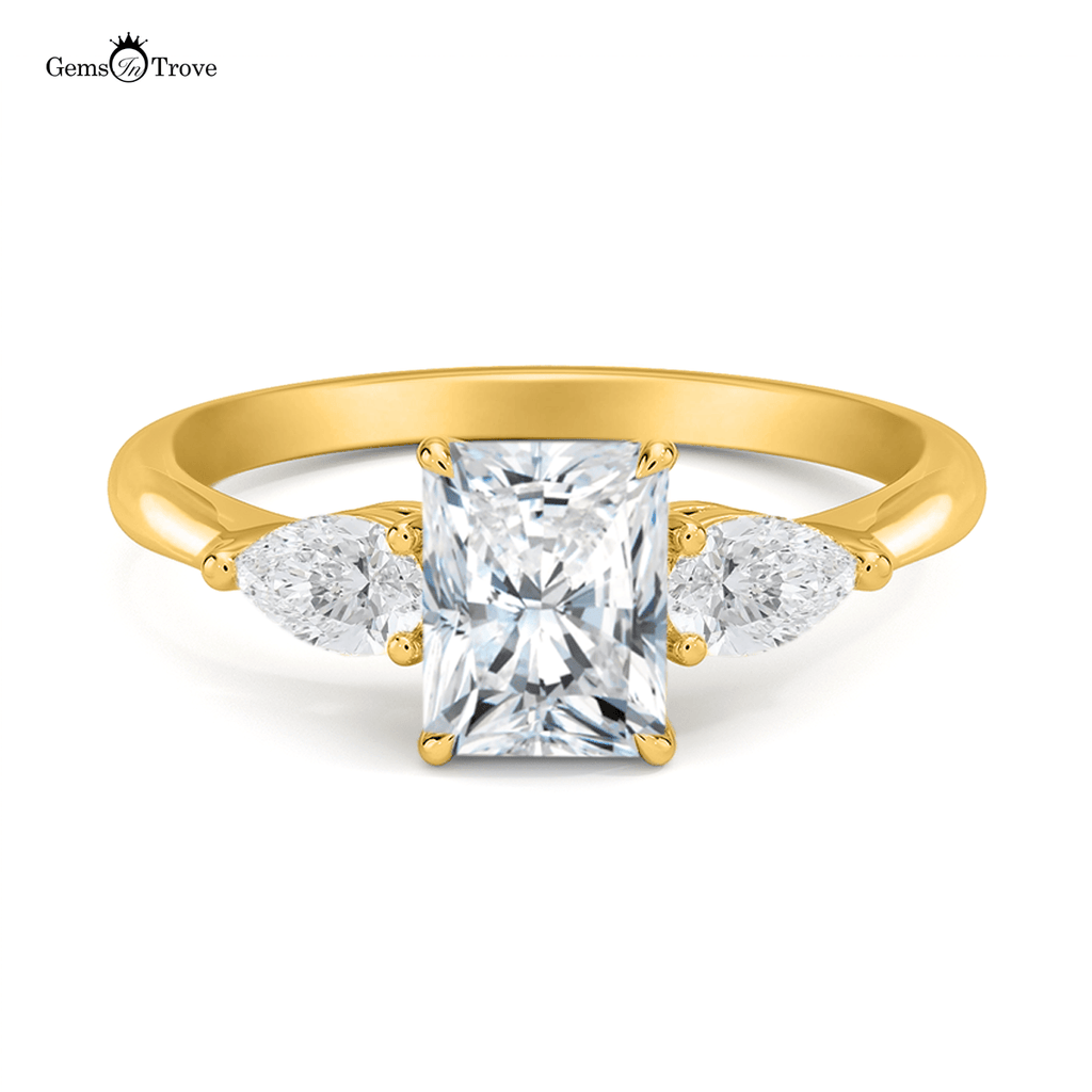 Radiant Triad Bliss Ring – Gems In Trove